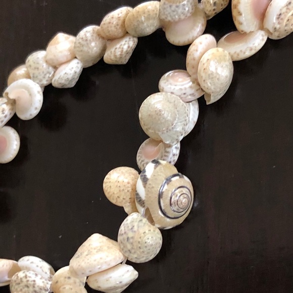 Vintage | Jewelry | Vintage Samoan Shell Long Flapper Necklace | Poshmark